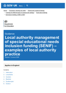 Early years entitlements : local authority funding operational guide ...